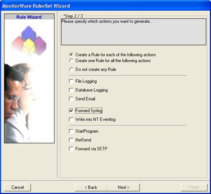 Forwarding NT Event Logs to a Syslog Server - MonitorWare Agent